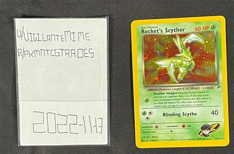 Nm Rockets Scyther Rvigilantemime