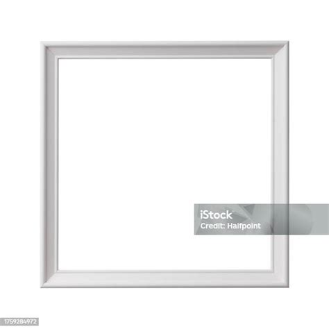 흰색 빈 액자 현실적인 수평 액자 빈 흰색 그림 프레임 흰색 배경에 분리된 모형 템플릿 0명에 대한 스톡 사진 및 기타 이미지 Istock