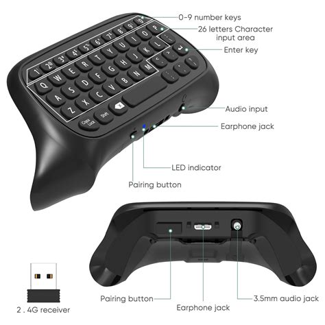 Wireless Controller Keyboards For Xbox Series X S 2 4g