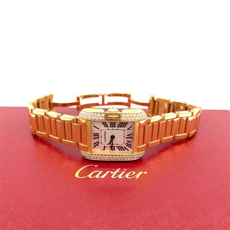 Cartier Tank Anglaise Yellow Gold With Diamonds
