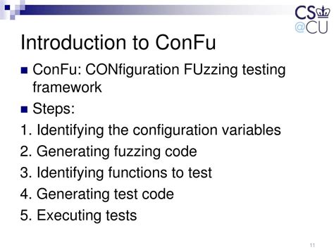 Ppt Configuration Fuzzing For Software Vulnerability Detection