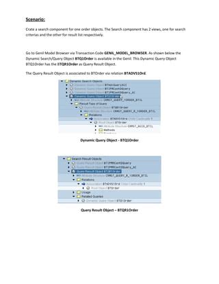 SAP CRM OneOrder Advanced Search WebUI Component Part1 PDF