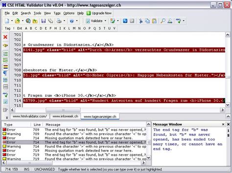 Cse Html Validator Lite Swiss It Magazine Freeware
