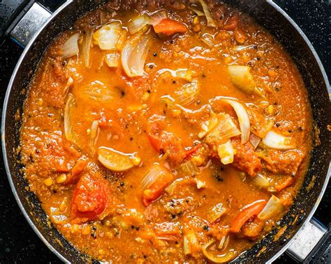 Andhra Style Tomato Curry Recipe