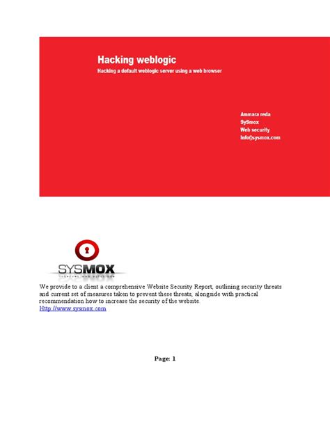 hacking weblogic download free pdf world wide web internet and web
