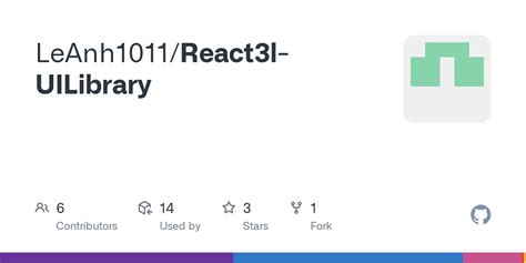 github leanh1011 react3l uilibrary