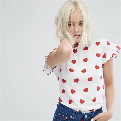 ️prices Negotiable ️ Lazy Oaf Red Heart Drill Sleeve Depop