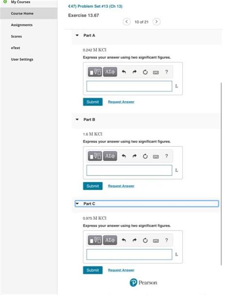 Solved MKCl Express Your Answer Using Two Significant Chegg Com