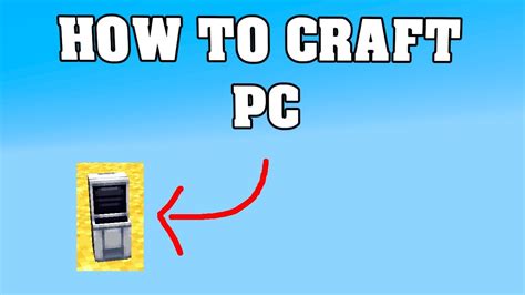 HOW TO CRAFT PC In Minecraft Cobblemon YouTube