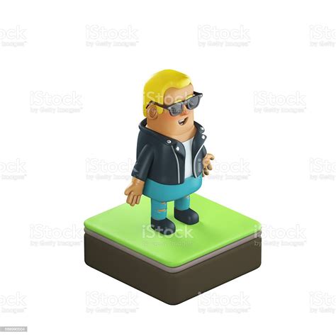 3d 일러스트레이션 플라스틱 장난감 록 스타 흰색 배경 등극 문자 가죽에 대한 스톡 사진 및 기타 이미지 가죽 가죽 재킷