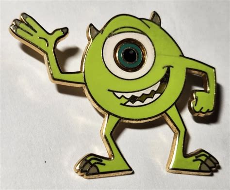 Disney Pixar Mike Wazowski Monsters Inc 2004 Official Collectible Pin £2010 Picclick Uk