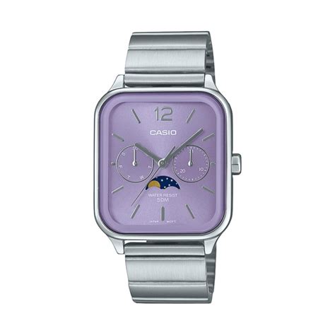 Casio Analog Moon Phase Unisex Watch Mtp M305d 6avdf