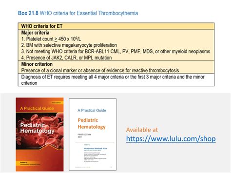 Who Criteria For Essential Thrombocythemia Download Scientific Diagram Who Criteria For Essential Thrombocythemia Download Scientific Diagram