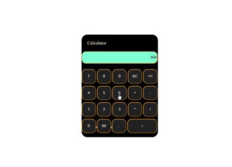 Hanamaraddi B B On Linkedin Javascript Css Html Codingbeginner Calculatorproject Internpe