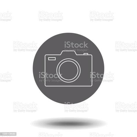 카메라 벡터 아이콘입니다 웹 사이트 및 모바일 최소한의 평면 디자인에 대 한 사진 선 벡터 아이콘 흰색 배경 개요 그림 겉창에 대한 스톡 벡터 아트 및 기타 이미지 Istock