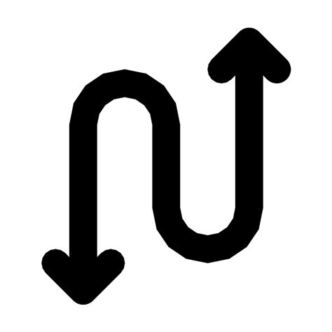 Zig Zag Down Up Arrow Vector Svg Icon Svg Repo