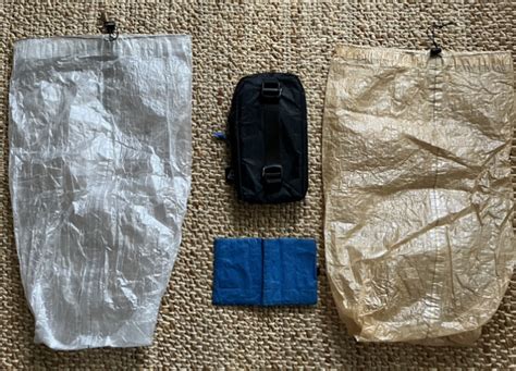 Zpacks Stuff Sacks Hyperlite Shoulder Pocket And Dcf Wallet Bundle Backpacking Light