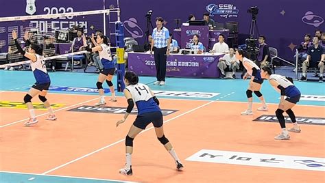 포토 여름의 배구 축제 2023 Kovo컵 프로배구대회 국제부 기사작성방 대한민국청소년기자단