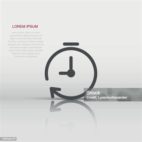 시계 타이머는 플랫 스타일에서 아이콘 시간 알람 그림 흰색 배경에 고립 스톱 워치 시계 사업 개념입니다 0명에 대한 스톡 벡터 아트 및 기타 이미지 Istock