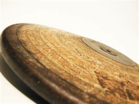Close Up Of Handcrafted Circular Wooden Disk Free Stock Photo FreeImages
