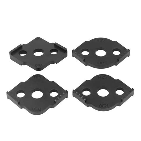 Rounded Corner Template 4 Pcs Radius Jig Radius Jig Router Template Corner Radius Routing