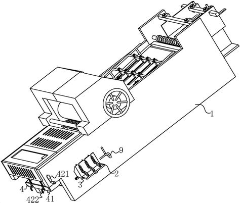 一种智能收纸的八开印刷机的制作方法2
