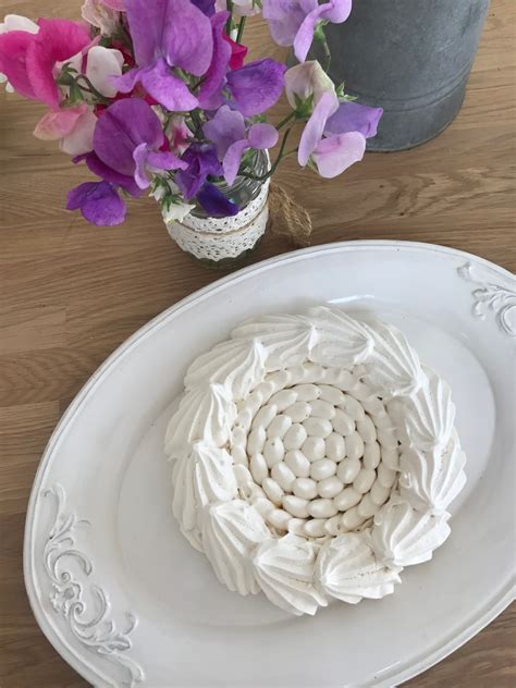 Summer Pavlova Blueberry And Passionfruit With A Coconut Cream Dairy
