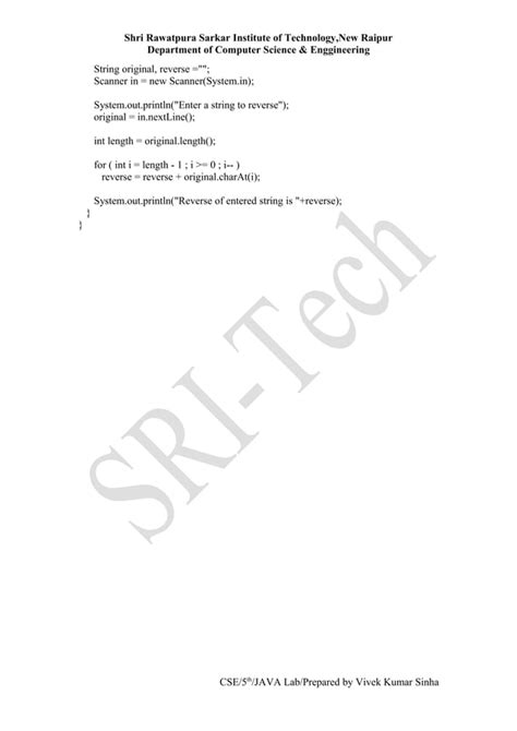 Java Final Lab Doc Programming Languages Computing