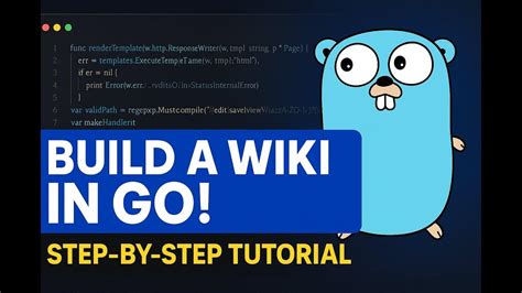 Build A Simple Wiki Web App In Go Golang Beginners Tutorial Youtube
