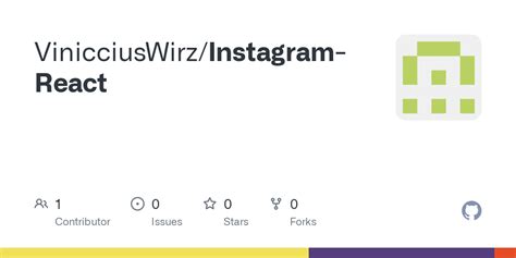 Github Vinicciuswirzinstagram React