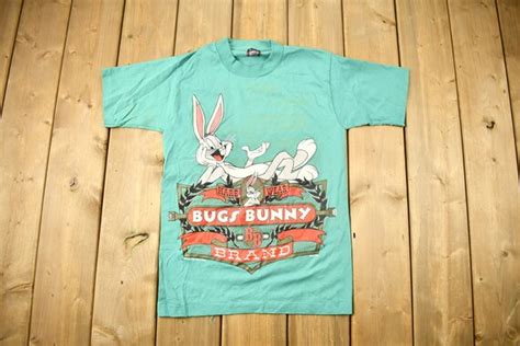 Vintage 1994 Bugs Bunny Hare Ware Cartoon T Shirt 9 Gem