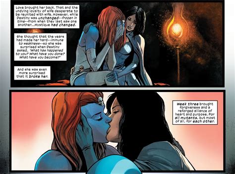 X Mens Mystique Has Reunited With Her Marvel Universe Wife Polygon