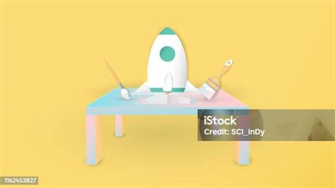 종이 컷 공예 및 종이 접기 스타일의 시작 개념벡터 일러스트레이션 로켓이 날고 있습니다 웹 배너 포스터 표지 광고를위한 템플릿 디자인 그것은 아이들을위한 예술 공예입니다 0