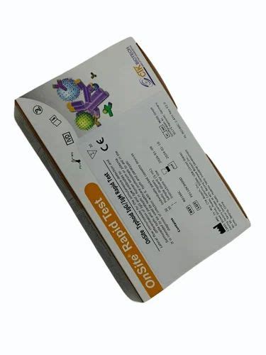 Ctk Biotech Typhidot Kit At ₹ 990 Typhoid Test Kit In New Delhi Id 2853965908288