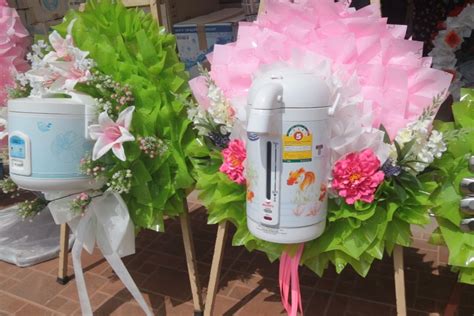 ไอเดียทำเงินพวงหรีดเครื่องใช้ไฟฟ้าใช้งานได้จริง