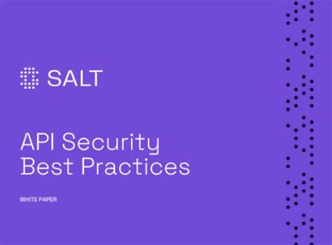 Salt Security On Linkedin Salt Security Api Security Best Practices Guide