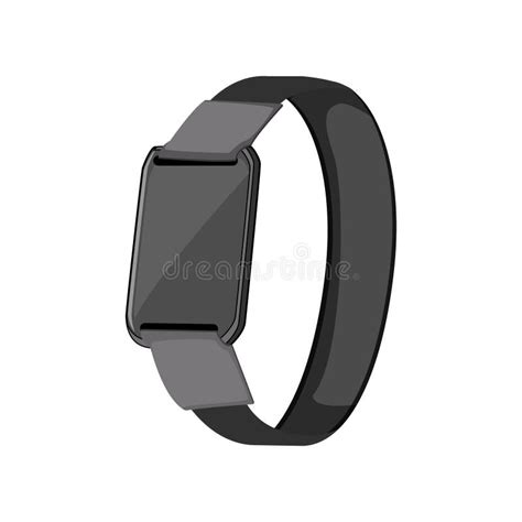 Ekg Heart Rate Monitor Cartoon Vector Illustration Stock Vector