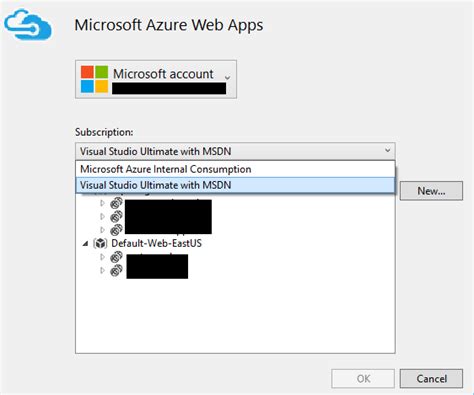 Create New ASP NET 5 Project For Existing Azure App Service Stack