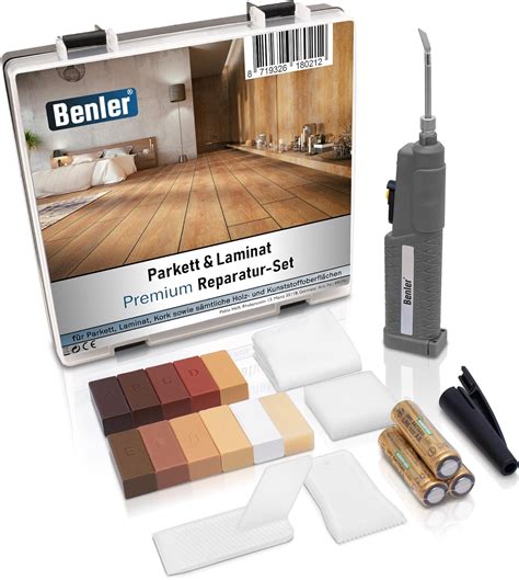 Benler® Neu Holz Reparaturset Mit 2in1 Wachsschmelzer Für Laminat