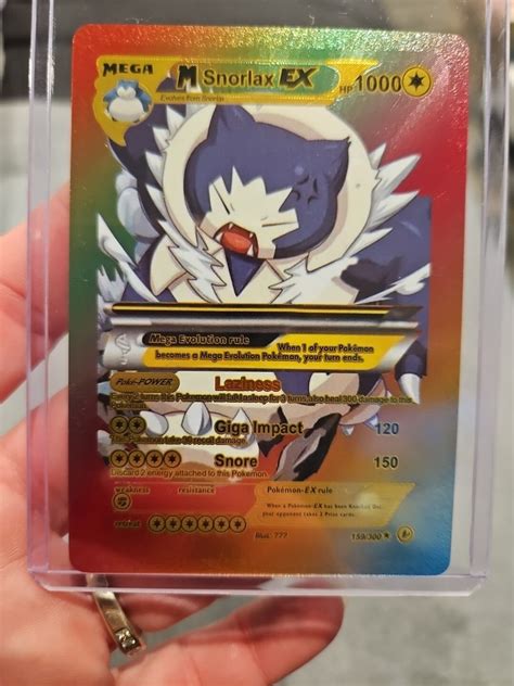 Mega Snorlax Ex Pokemon Card