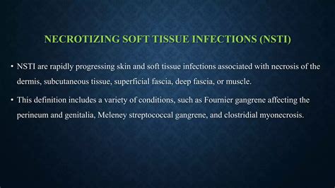 Necrotizing Soft Tissue Infectionpptx