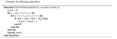 Solved Consider The Following Algorithm Function