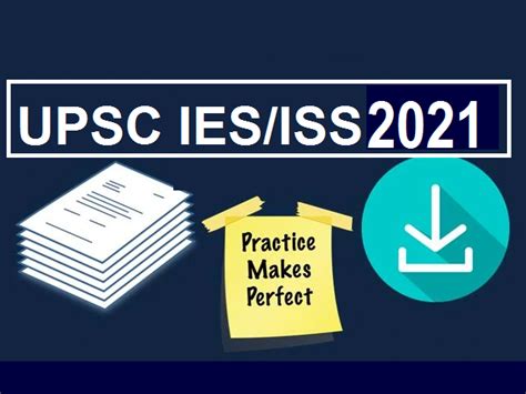 UPSC IES ISS Exam 2021 Download PDF Free Previous Year Question Papers With Answers General