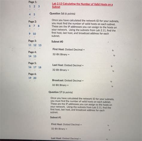 Solved Lab 212 Calculating The Number Of Valid Hosts On A Solved Lab 212 Calculating The Number Of Valid Hosts On A