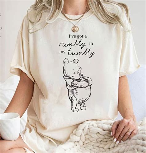 Winnie The Pooh Ive Got A Rumbly In My Tumbly T Shirt Maternity Tee Pooh Pregnancy