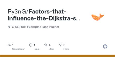 github ry3ng factors that influence the dijkstra s algorithm ntu sc2001 example class project