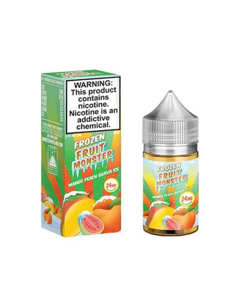Frozen Fruit Monster Salt Mango Peach Guava Ice Salt Nic