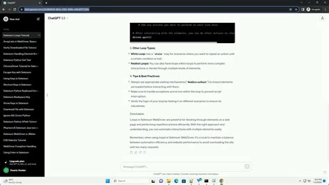 How To Use Loop In Selenium Webdriver Youtube