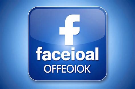 Facebook Official Icon In Unique Blue Color Vector Art Premium Ai Generated Image