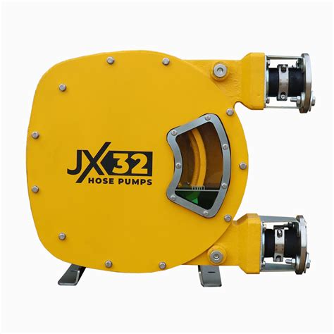 Peristaltic Hose Dosing And Metering Pump Transferring Slurry Fluid
